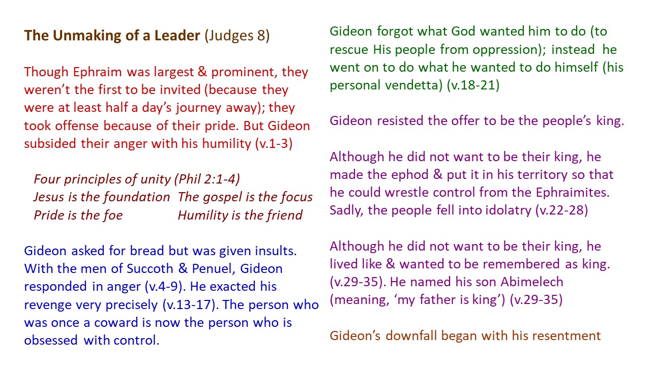 Judges 8 (AlbertLee) – Bible Study Resources